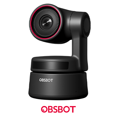 OBSBOT Tiny 4K AI-Powered PTZ 4K Webcam | VideoSet